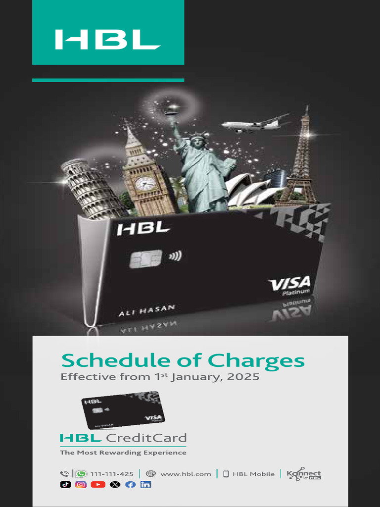 HBL CC Platinum Soc Jan 2025 | PDF