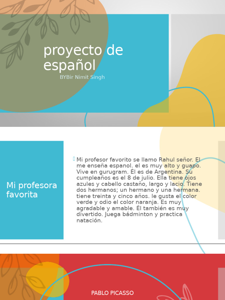 Proyecto de Español | PDF