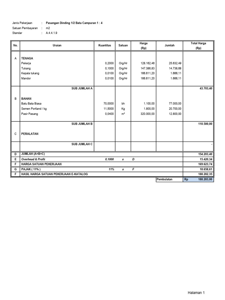 11.pasangan Dinding | PDF