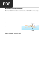 Class 9 Floatation Notes | PDF | Buoyancy | Density
