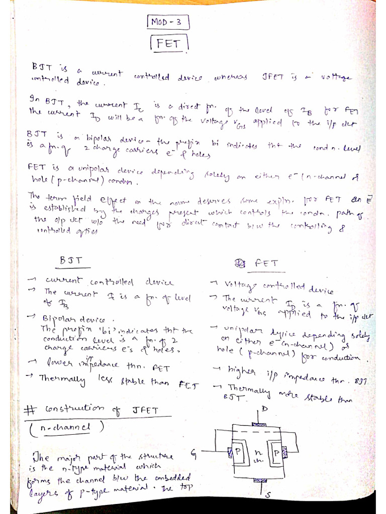Mod 3 (FET) | PDF