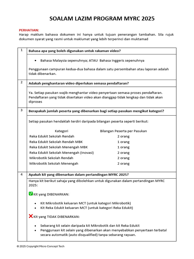 MYRC25 SoalanLazim 20250425 | PDF