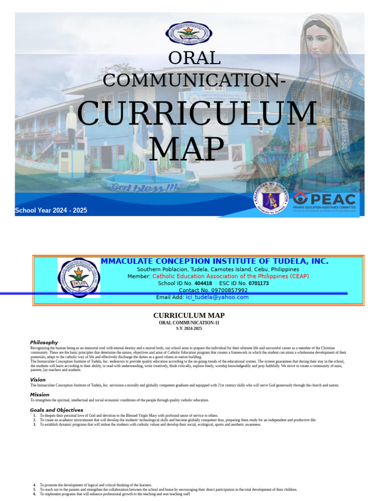 CM - Oral Communication - SHS - 11 | PDF | Communication | Nonverbal ...