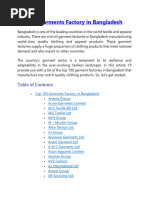 Dhaka Epz Factory List & List of Inspected Factories by EIMS For ...
