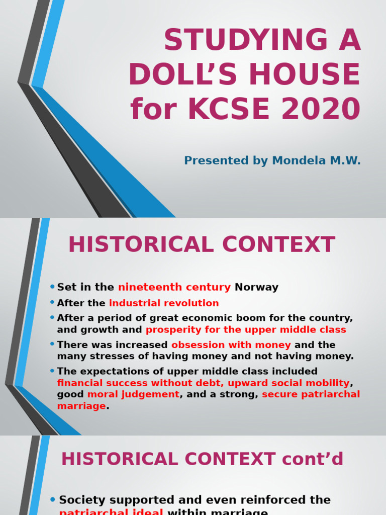 Studying A Doll's House | PDF | A Doll's House