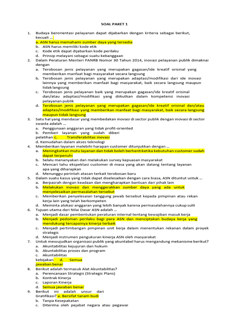 Kumpulan Soal MOOC | PDF