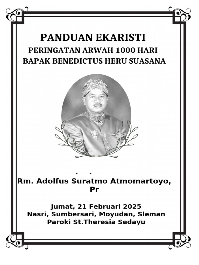 1000 Hari-Pak Heru-Indonesia | PDF