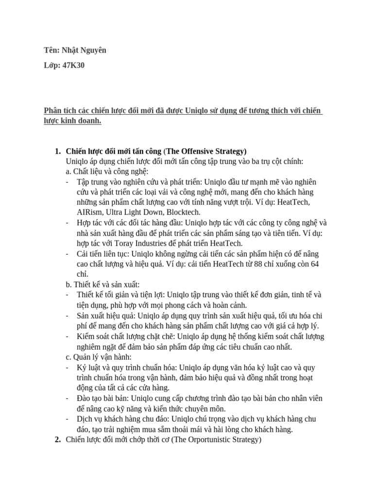 Uniqlo | PDF