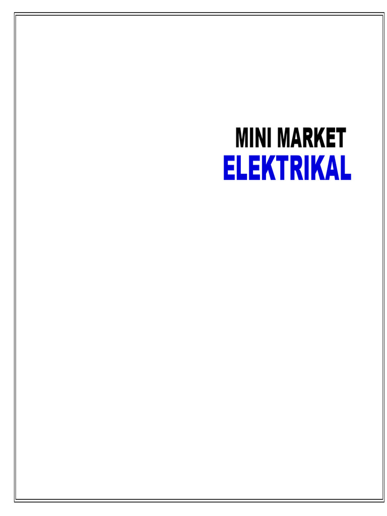 MEP 01 Gambar Dan Detail Sumber Listrik Dan Jaringan Listrik | PDF
