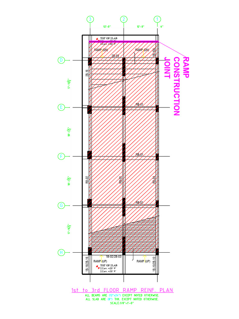 2nd & 3rd Ramp Construction Joint | PDF