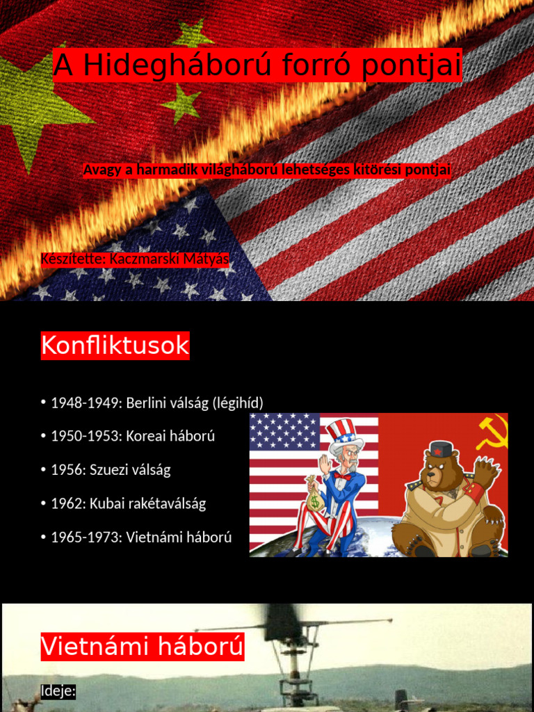 A Hidegháború Forró Pontjai | PDF