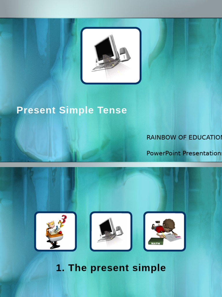 A14.01.02 Present Simple Tense | PDF | Language Mechanics | Syntax