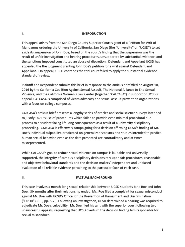Reply To Calcasa Brief 9-8-16 Final | PDF | Standard Of Review | Appeal
