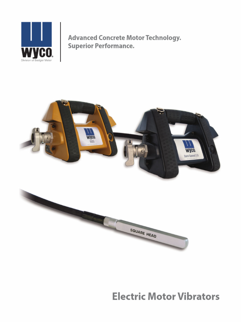 Electric Motor Vibrators Brochure (VBR-BR-00241-EN) | PDF | Safety | Electric Motor