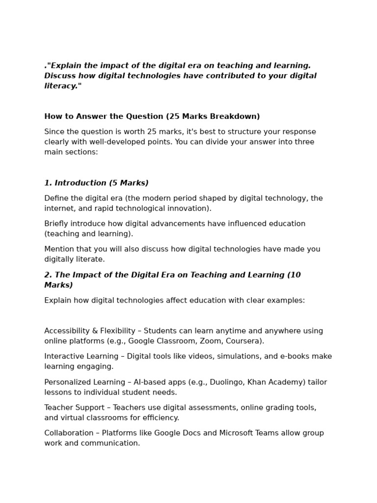 How To Answer Part 4 of My ICT Assignment | PDF | Educational ...