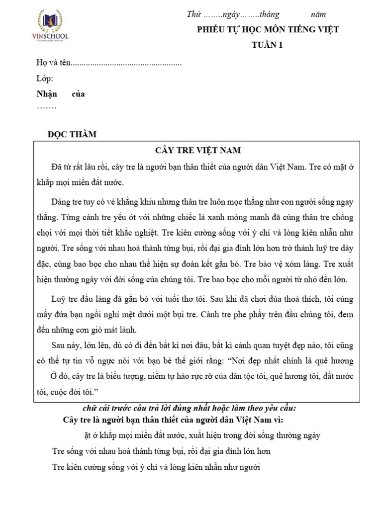 K2 - TV - Tuan 13 - Phieuhuongdantuhoc-1 | PDF