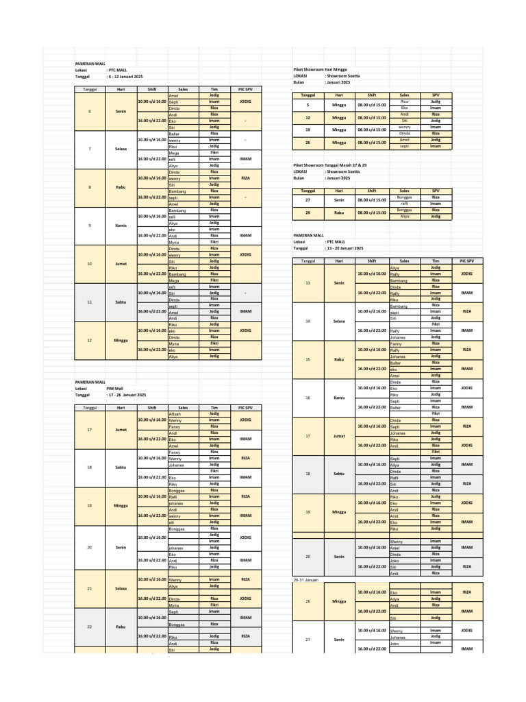 New Jadwal Pameran Hyundai Soetta | PDF