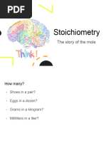 Moles & Stoichiometry Cheat Sheet | PDF | Mole (Unit) | Physics