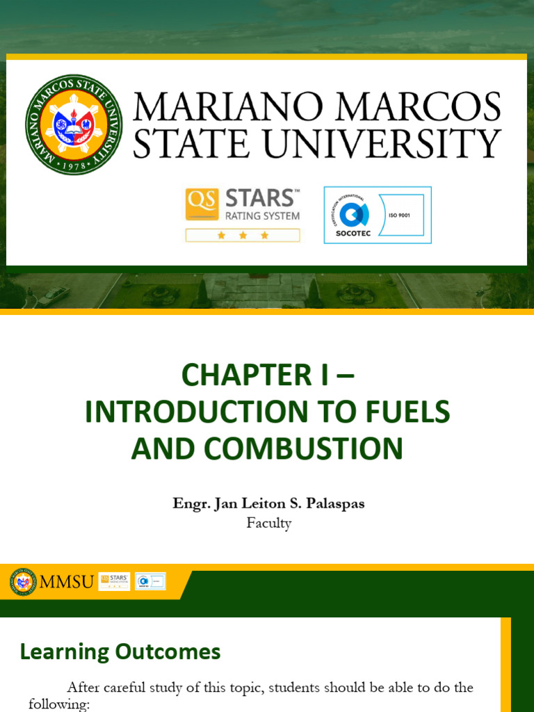 CHAPTER I Introduction To Fuels Combustion | PDF | Fuels | Coal