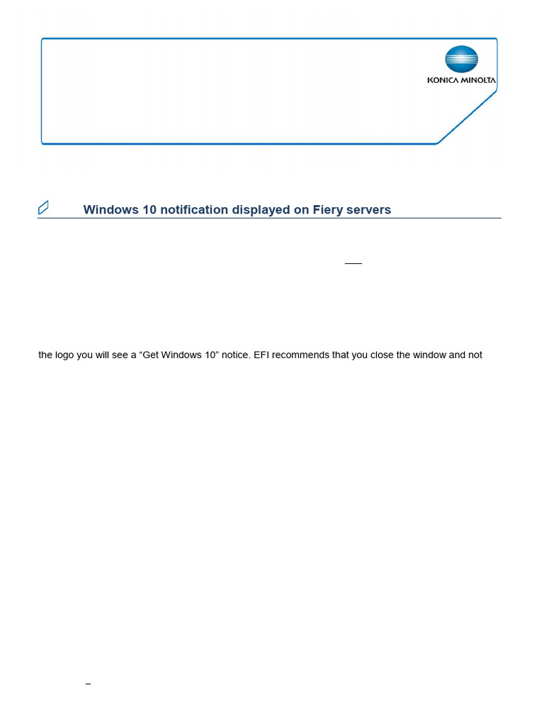 Actualización de Fiery | PDF