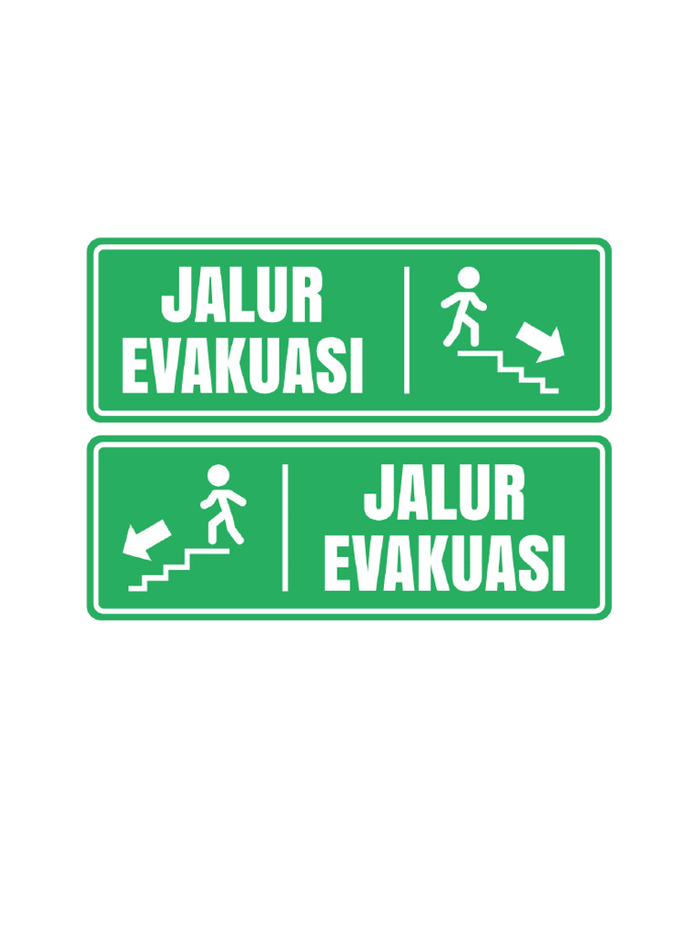Gambar Jalur Evakuasi | PDF