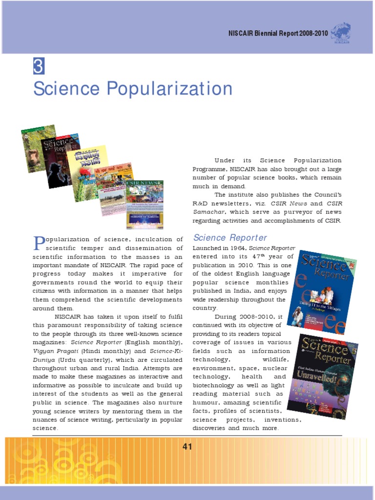 13 Chapter 3 Science Popularization | PDF | News | Adaptation