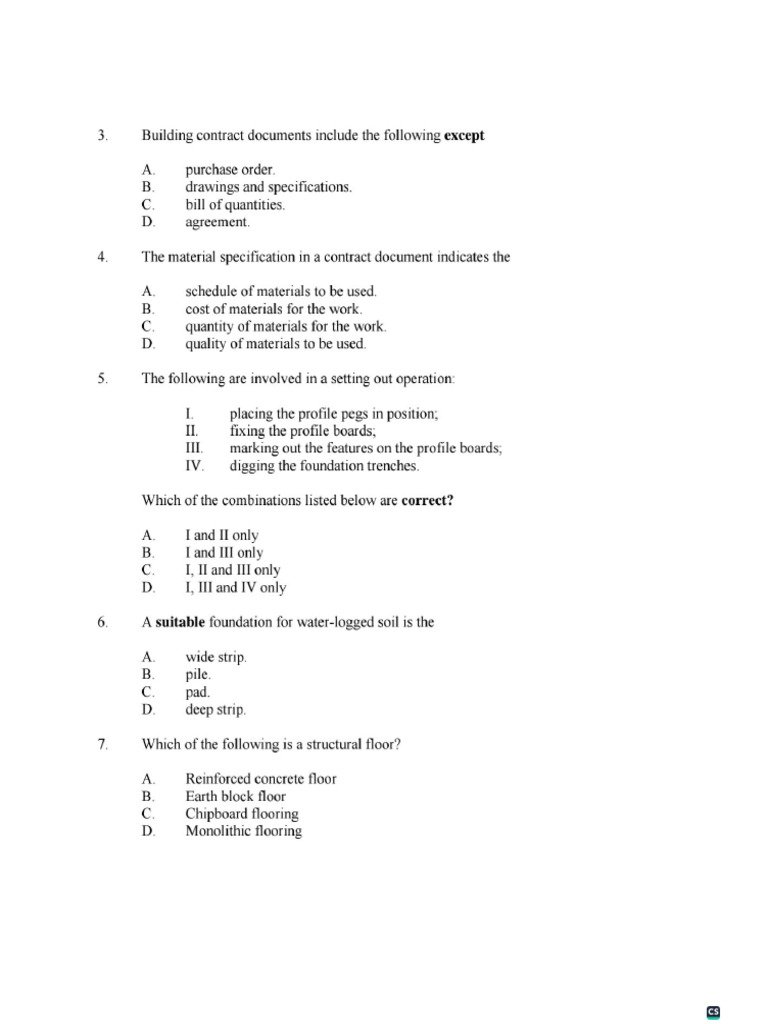 Building and Construction? | PDF