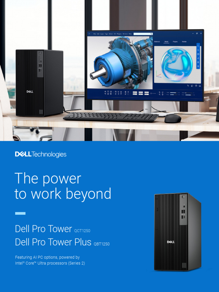 Dell Pro Tower Product Brochure Intel | PDF | Graphics Processing Unit ...