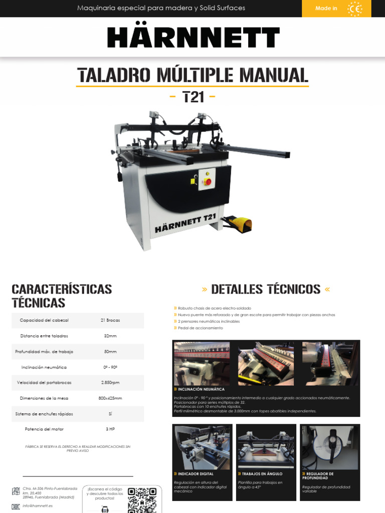 T21 TALADRO MULTIPLE | PDF | Perforar