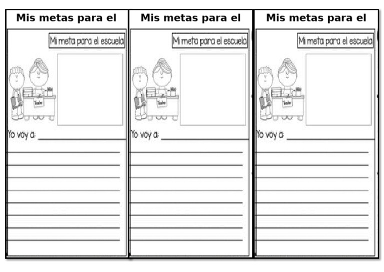 Ficha 2 Mis Metas | PDF