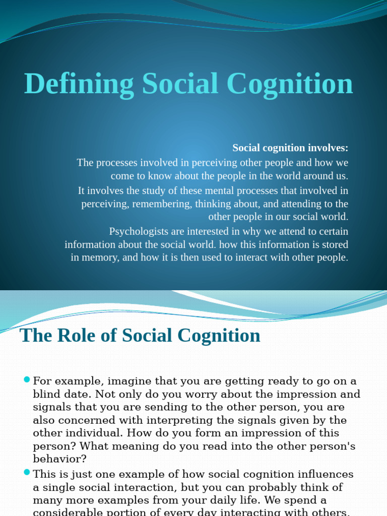 Social Cognition and Self Efficacy | PDF | Self Efficacy | Metacognition