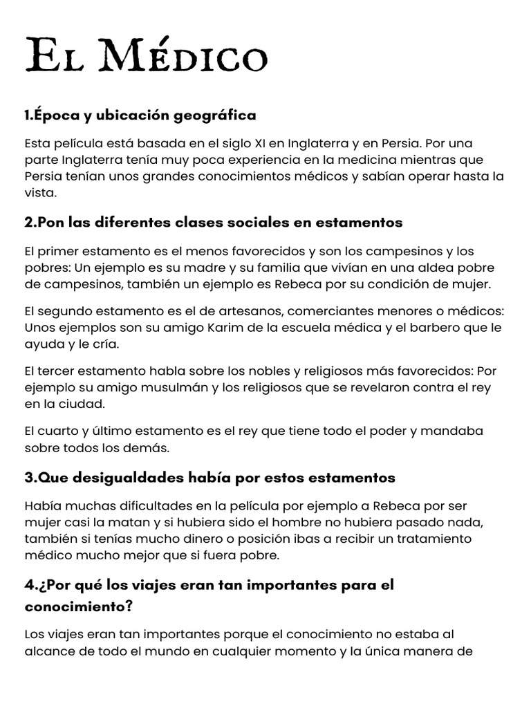 El Médico | PDF