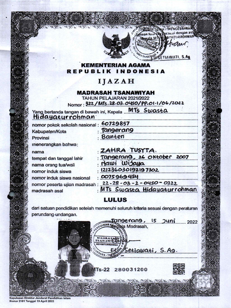 ZAHRA | PDF