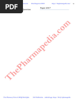 AIIMS Pharmacist Question Paper March 2023 - Pharmapedia | PDF