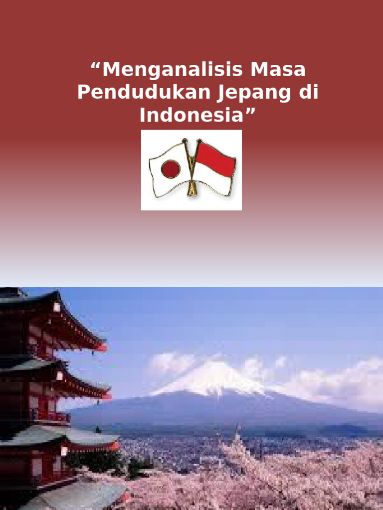 Masa Pendudukan Jepang | PDF