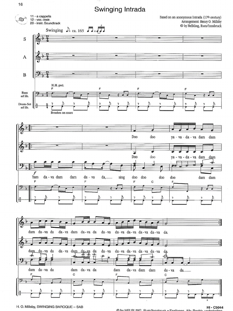 Swinging Intrada (Arr. H. Millsby) | PDF