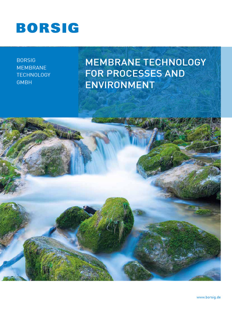 BORSIG Membrane Technology GMBH - E - 2023 | PDF | Membrane | Air Pollution