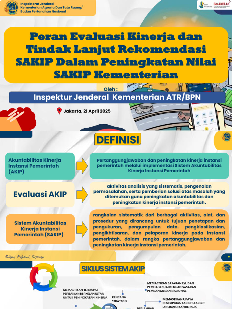 PPT SAKIP Edit Kasubag PEV Terbaru 210425 | PDF