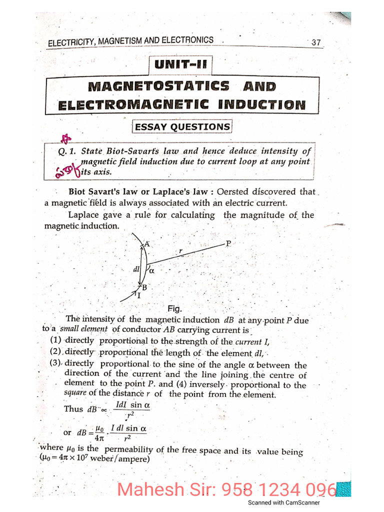 Sem 4 Physics - 4 Unit 2 | PDF