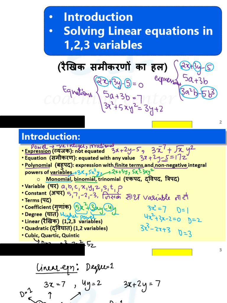 Equations | PDF