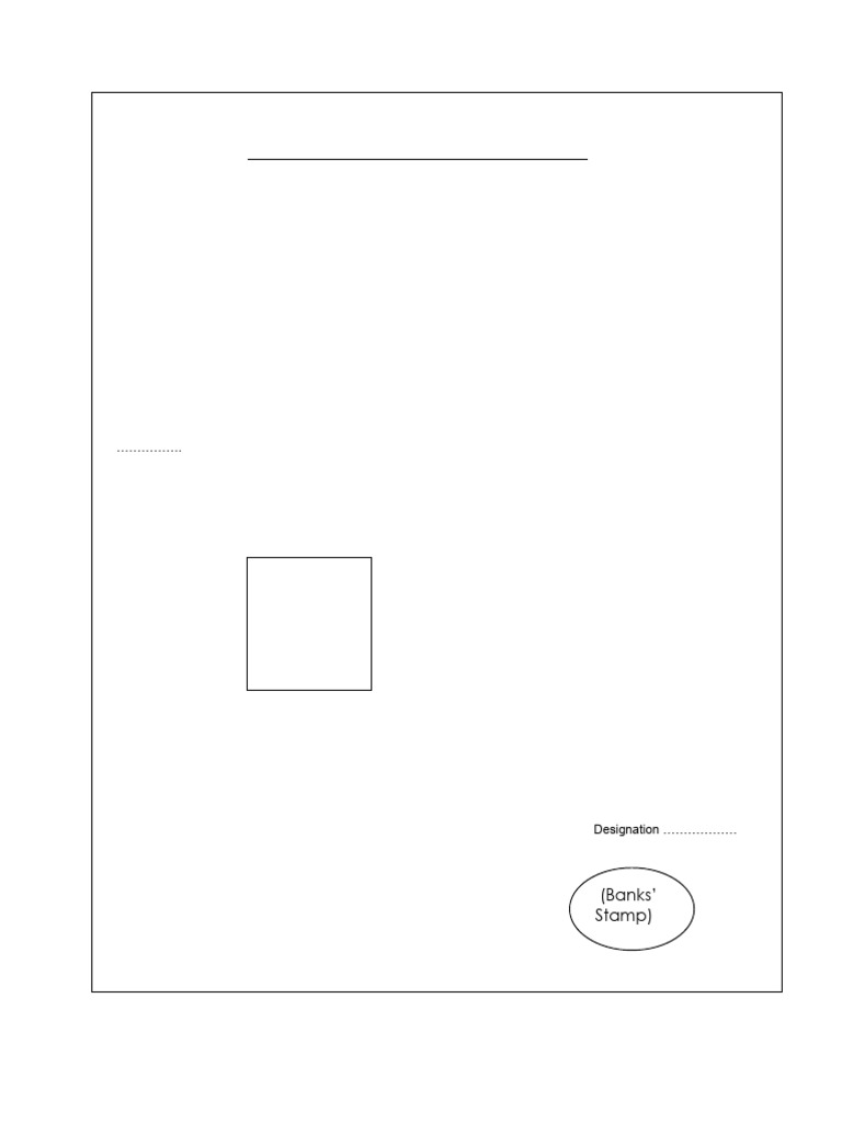 IE Code Bank Certificate Format | PDF