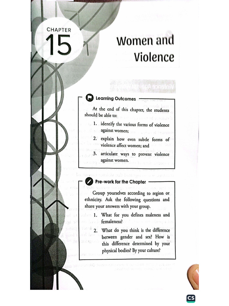 Chapter 15 Women and Violence | PDF