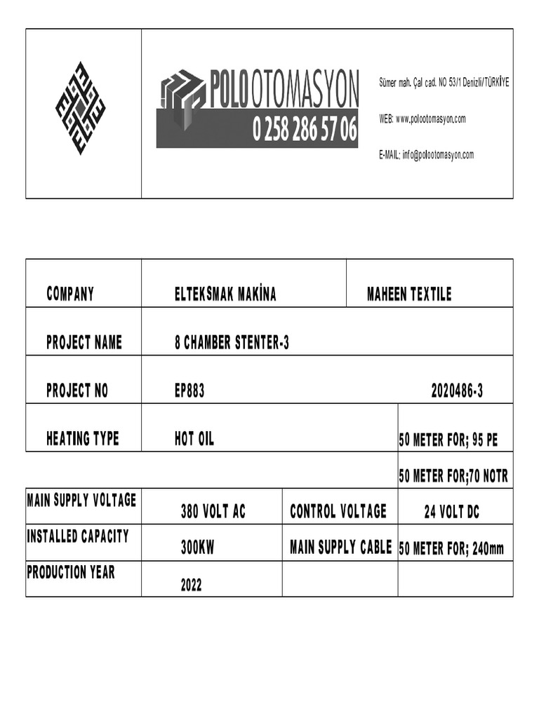 Stenter Mechine | PDF