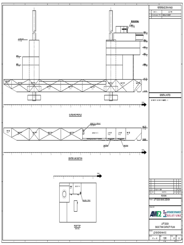 LD100-DWG-NA-012 - Rev-A Tank Capacity Plan Sht.4 | PDF