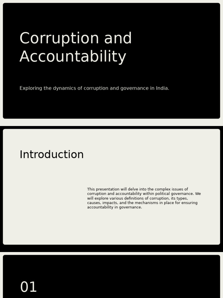 Corruption and Accountability | PDF | Corruption | Governance