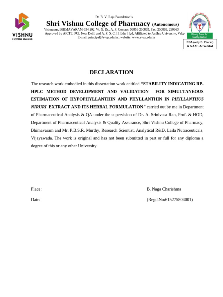 2. Declaration by the student | PDF