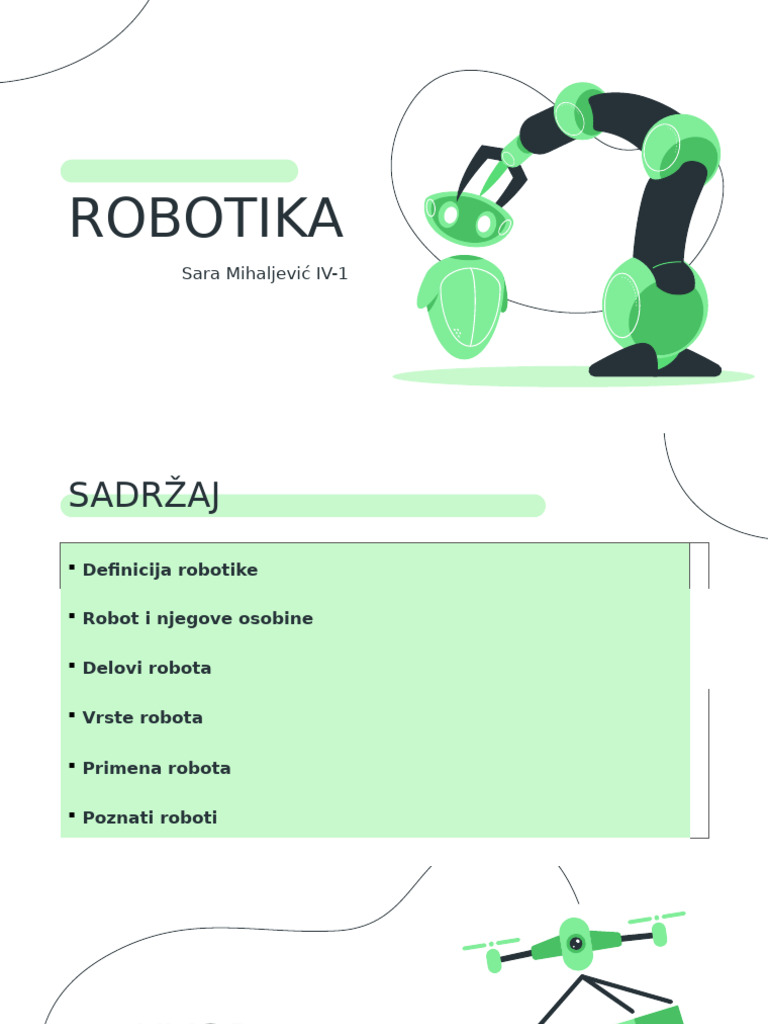 Robotika Prezentacija | PDF