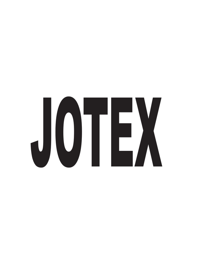 Jotex 2 | PDF