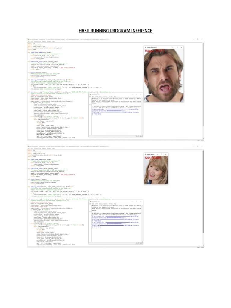 Tugas Running Program Inference | PDF