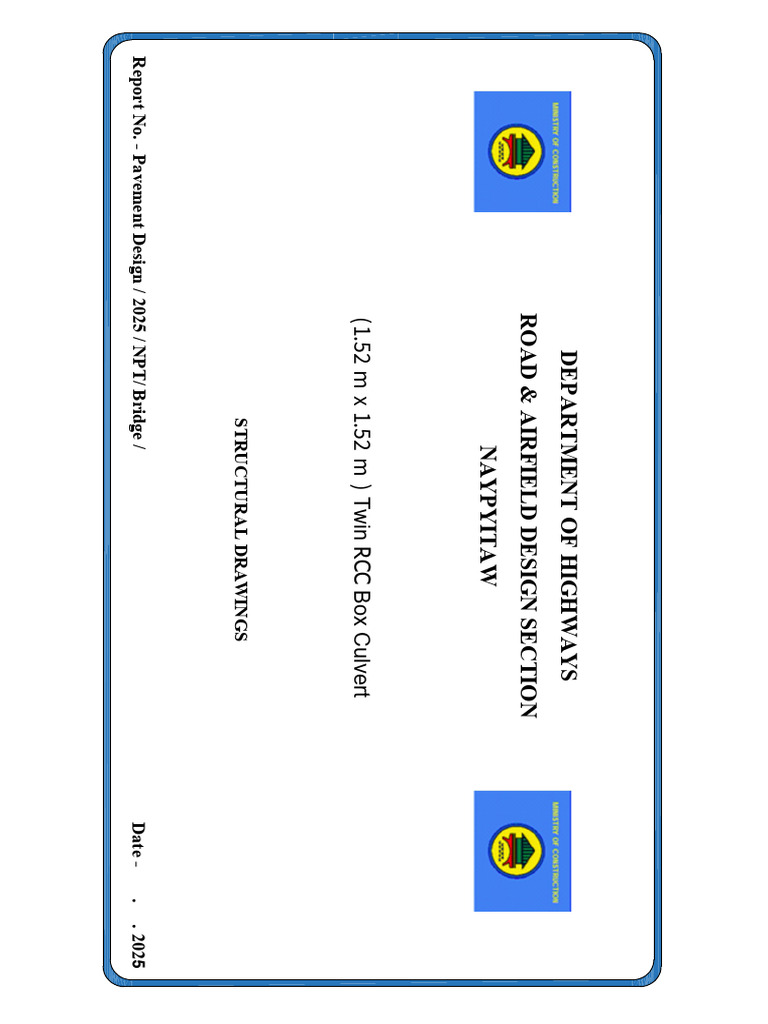 5' Twin RCC Box | PDF | Precast Concrete | Civil Engineering
